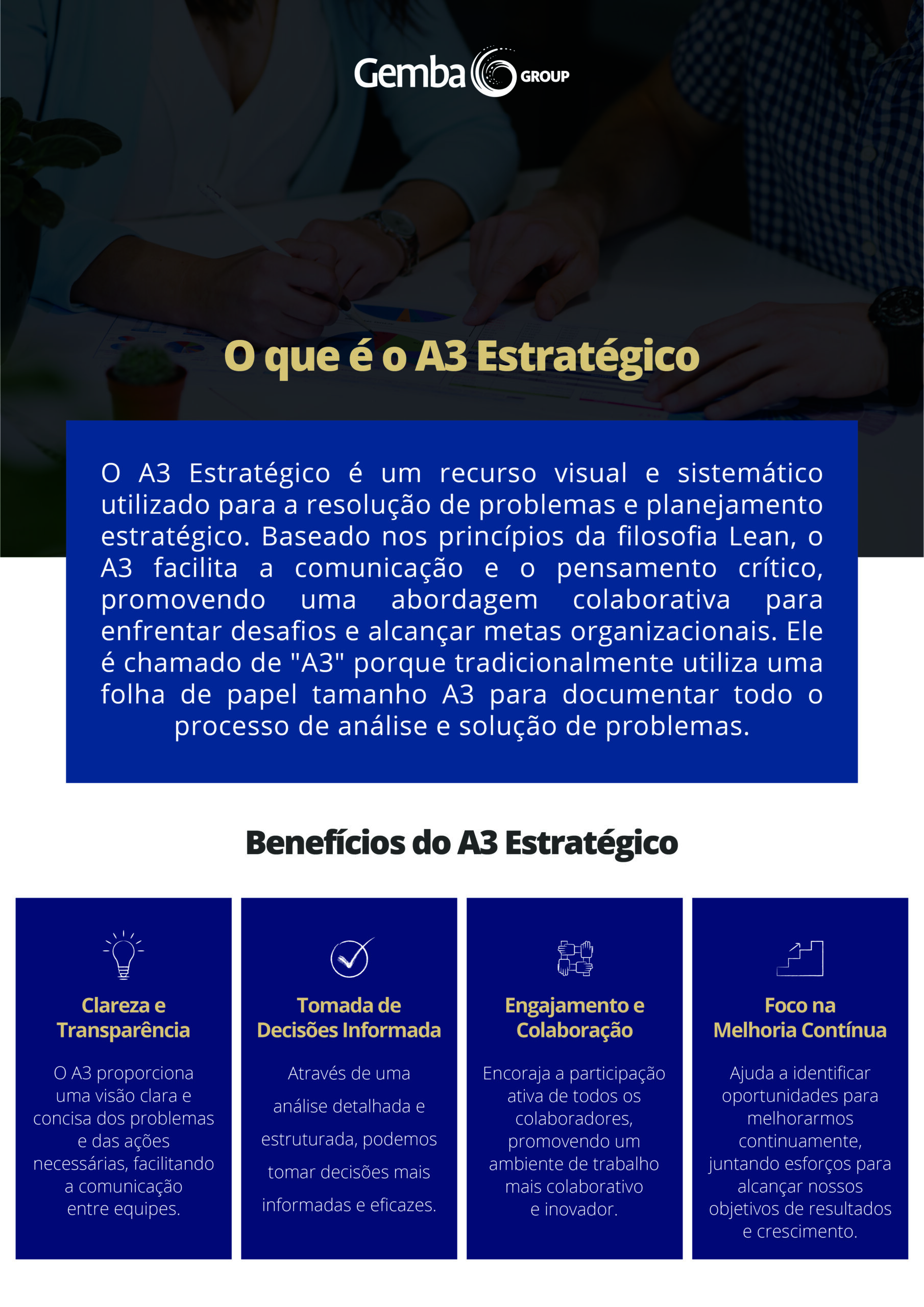 Ferramenta A3: Perfeita para resolução de problemas